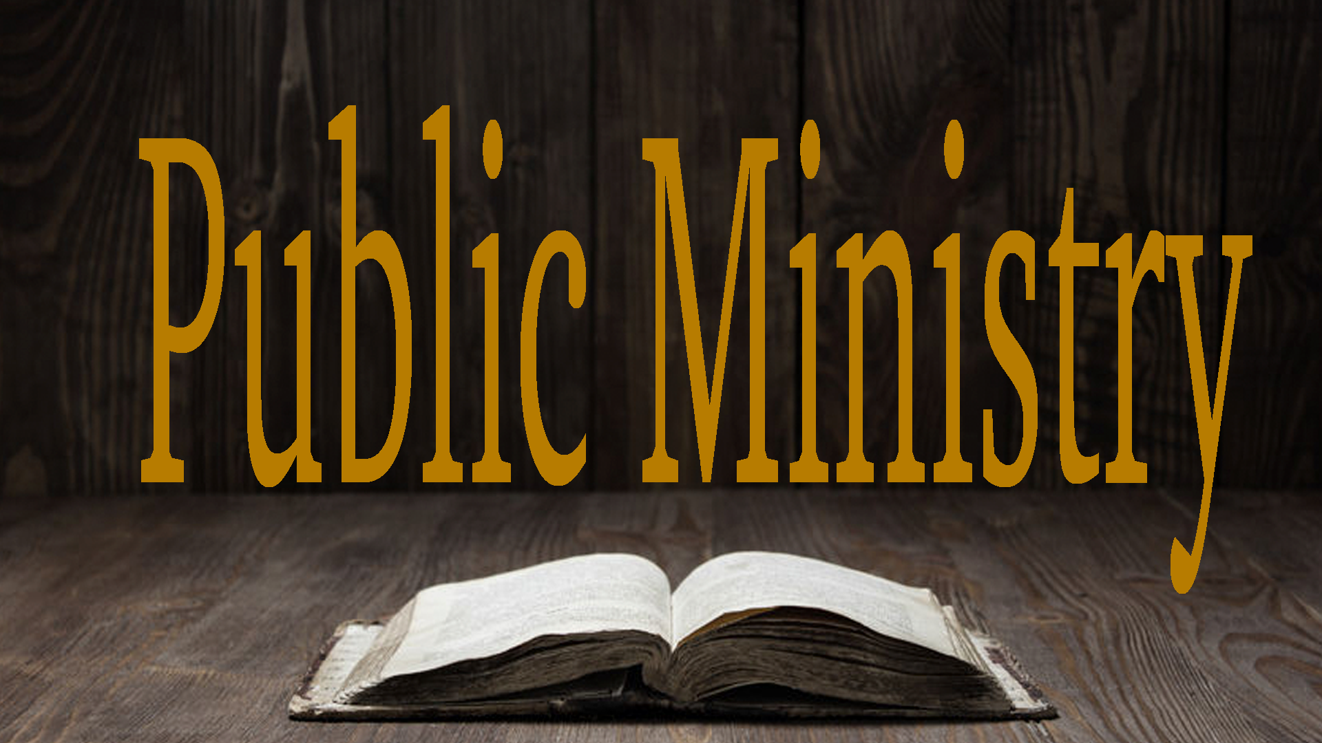 Public Ministry